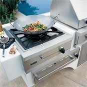 Viking VGWT241TNSS 24 Inch Built-in Outdoor Wok/Cooker with 27,500 BTU ...
