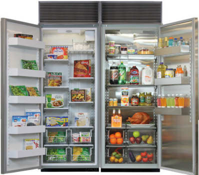 Marvel M60CFRWS 60 Inch Built-In Side-by-Side Refrigerator with 39.7 cu ...