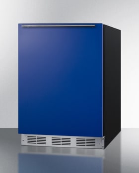 Summit BAR631BKB 24 Inch Built-In All-Refrigerator with 5.5 Cu. Ft ...