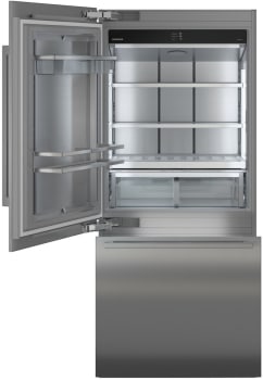 Liebherr MCB3651 36 Inch Panel Ready Counter Depth Built-In Bottom Mount Smart Refrigerator with ...