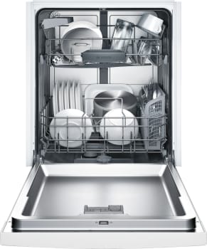 Bosch SHEM3AY55N 24 Inch Full Console Built-In Dishwasher with 14 Place ...