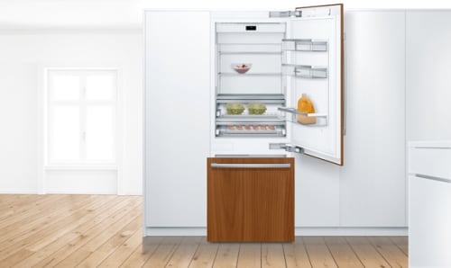 Bosch B30IB905SP 30 Inch Built-In Bottom Mount Smart Refrigerator with ...