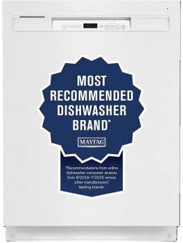 Maytag MDB4949SKW 24 Inch Full Console Dishwasher with 14 Place ...
