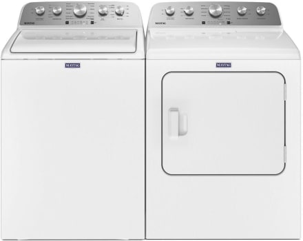 Maytag MED5030MW 29 Inch Electric Dryer with 7.0 cu. ft. Capacity, 9 ...