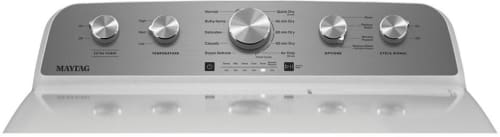 Maytag MED5430MW 29 Inch Electric Dryer with 7 cu. ft. Capacity, Steam ...