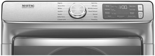 Maytag MED8630HC 27 Inch Electric Smart Dryer with 7.3 Cu. Ft. Capacity ...