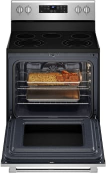 Maytag MER7700LZ 30 Inch Freestanding Electric Range with 5 Element ...