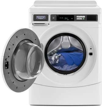 Maytag MHN33PRCWW 27 Inch Commercial Energy Advantage Front Load Washer ...