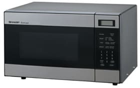 Sharp R216LS 0.8 Cu. Ft. Compact Microwave Oven with 800 Cooking Watts ...