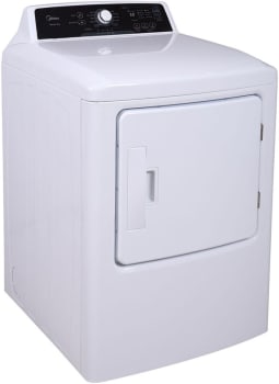 Midea MLE41N1AWW 27 Inch Electric Dryer with 6.7 Cu. Ft. Large Capacity ...