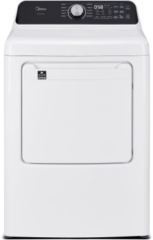 Midea MLTE45N4BWW 27 Inch Electric Smart Dryer with 7.0 cu. ft ...