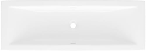 Rohl DUROS107IO 15 Inch Undermount Lavatory Sink with Drain Hole Center ...