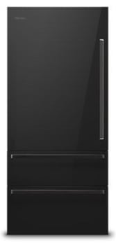 Viking MVDBP6361LBG 36 Inch Bottom Freezer Door Panel Set Black Glass ...