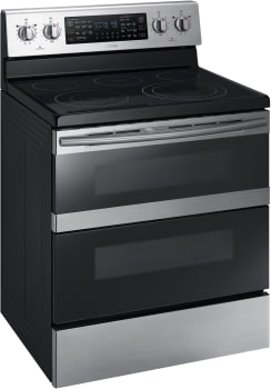 Samsung NE59M6850SS 30 Inch Freestanding Electric Range with 5 Heating ...