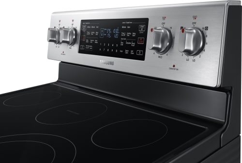 Samsung NE59M6850SS 30 Inch Freestanding Electric Range with 5 Heating ...