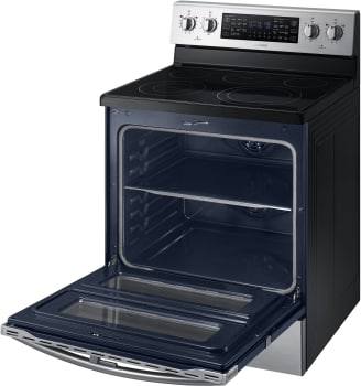 Samsung NE59M6850SS 30 Inch Freestanding Electric Range with 5 Heating ...