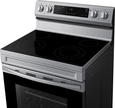 Samsung NE63A6111SS 30 Inch Freestanding Electric Smart Range with 4 ...
