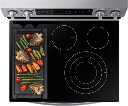 Samsung NE63A6711SS 30 Inch Freestanding Electric Smart Range with 5 ...