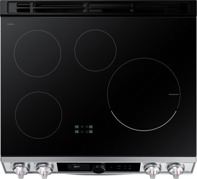 Samsung NE63T8911SS 30 Inch Slide-in Induction Smart Range with 4 ...