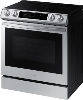 Samsung NE63T8911SS 30 Inch Slide-in Induction Smart Range with 4 ...