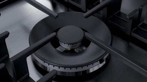 Bosch NGM8657UC 36 Inch Gas Cooktop with 5 Sealed Burners, Heavy-Duty ...