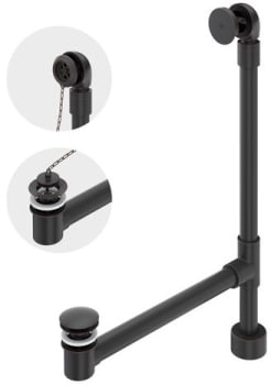 Rohl K50ORB Freestanding Bathtub Drain Kit For Above-Floor Installation ...