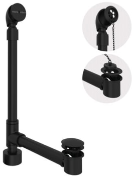 Rohl K50BK Freestanding Bathtub Drain Kit For Above-Floor Installation ...