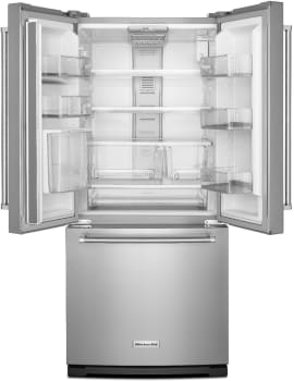 KitchenAid KRFF300ESS 30 Inch Freestanding French Door Refrigerator ...