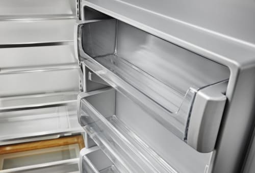 KitchenAid KBSD708MPS 48 Inch Built-In Side-by-Side Refrigerator with ...