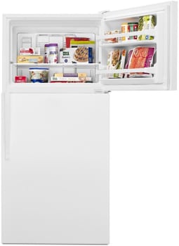 Whirlpool WRT318FZDW 30 Inch Top Freezer Refrigerator with 18 cu. ft ...