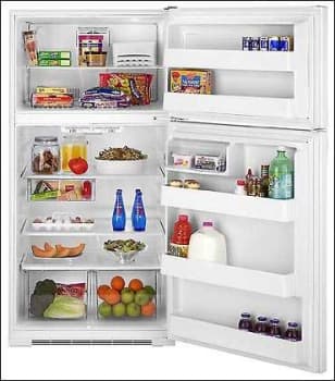 Maytag PTB1953GRW Performa 19 cu.ft. Top Freezer Refrigerator w- Spill ...