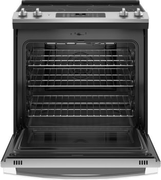 GE JS760SPSS 30 Inch Electric Range with 5 Radiant Elements, 5.3 Cu. Ft ...