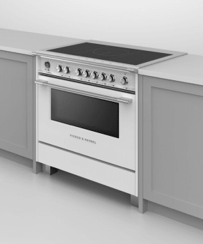 Fisher & Paykel OR36SCI6W1 36 Inch Freestanding Induction Range with 5 ...
