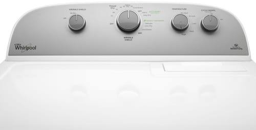 Whirlpool WED5000DW 29 Inch Electric Dryer with 7.0 Cu. Ft. Capacity ...
