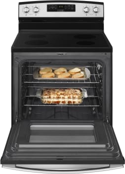 Amana AER6303MFS 30 Inch Electric Range with 4 Radiant Heating Elements ...