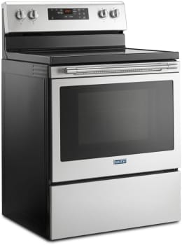 Maytag MER6600FZ 30 Inch Freestanding Electric Range with 5 Element ...