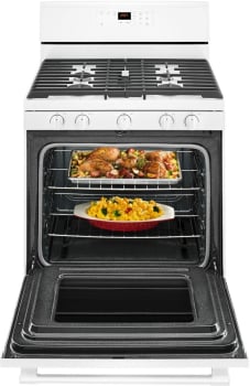 Maytag MGR6600FW 30 Inch Freestanding Gas Range with 5 Sealed Burners ...