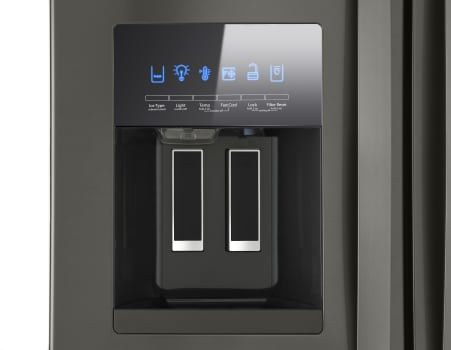 Whirlpool WRF555SDHV 36 Inch French Door Refrigerator with 25 Cu. Ft ...