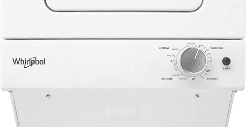 Whirlpool WET4124HW 24 Inch Electric Laundry Center with Stainless ...