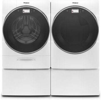 Whirlpool WHWADREW96201 Side-by-Side on Storage Drawer Pedestal Front ...