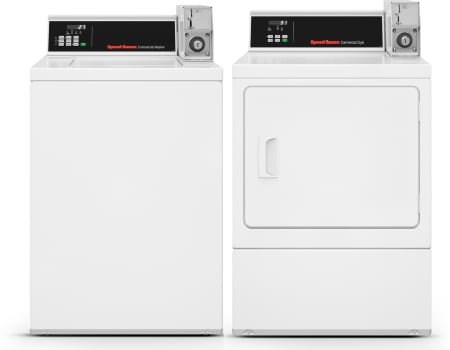 Speed Queen SPWADREW6000 Side-by-Side Top Load Washer and Electric ...