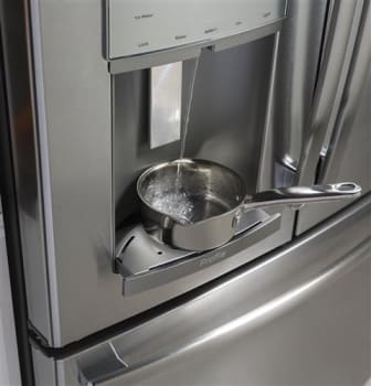 GE PFE28KYNFS 36 Inch French Door Refrigerator with 27.8 cu. ft ...