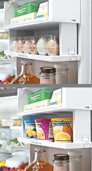 GE PFE28KYNFS 36 Inch French Door Refrigerator with 27.8 cu. ft ...