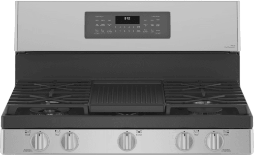 GE PGB965YPFS 30 Inch Smart Gas Double Oven Range with 5 Sealed Burners ...