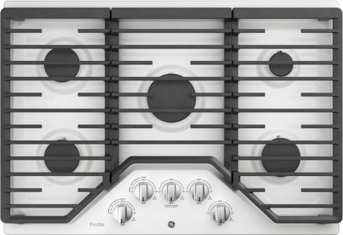 GE Profile PGP7036DLWW 36 Built-In Gas Cooktop with 5 Sealed Burners ...