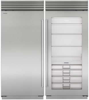 Sub-Zero SZREFFRCGSS36361 Side-by-Side Column Refrigerator & Freezer ...