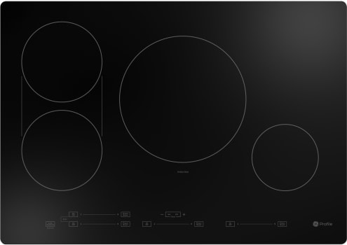 GE Profile PHP6030DWBB 30 Inch Induction Cooktop with 4 Elements, Pan ...