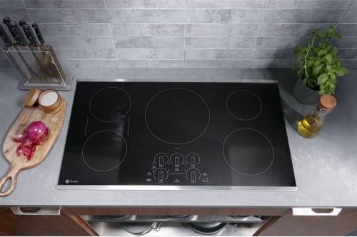 GE PHP9036DTBB 36 Inch Induction Smart Cooktop with 5 Elements, Smooth ...