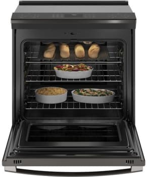 GE PHS930BPTS 30 Inch Smart Slide-In Induction Range with 5 Heating ...