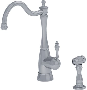 Franke FFS180 Farm house Faucet in Satin Nickel with Full & Needle ...